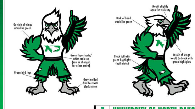 UND students select Fighting Hawks mascot design | CSi News Now!